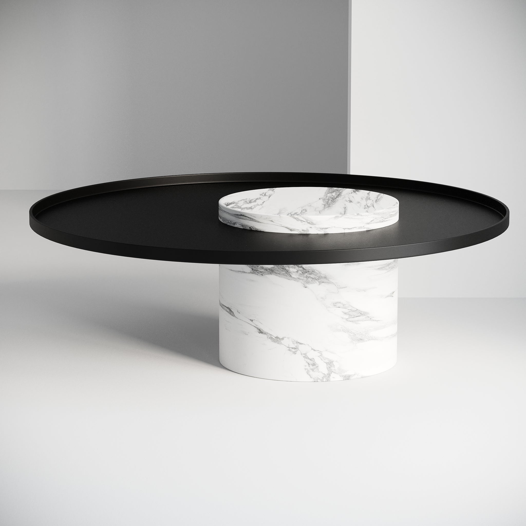 Blanco Side Table - White | dezania