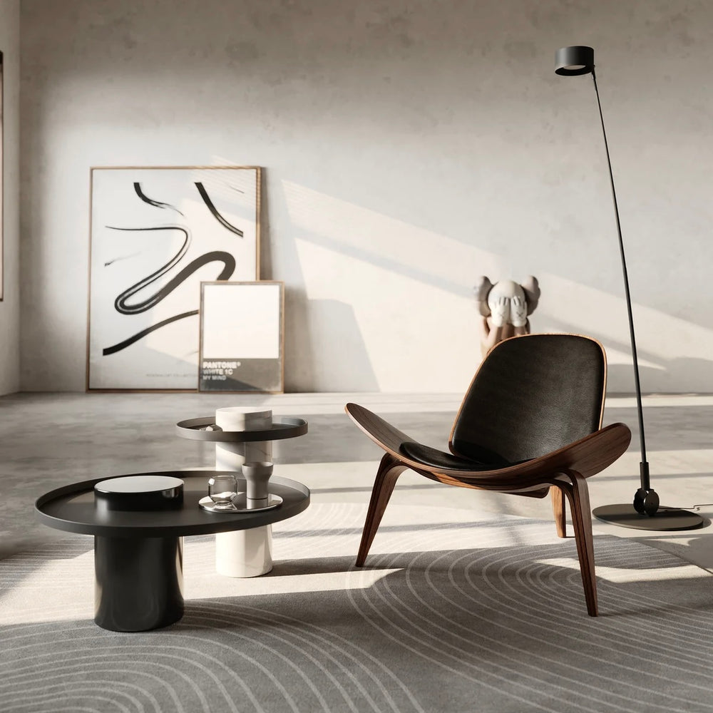 Blanco Side Table - Black | dezania